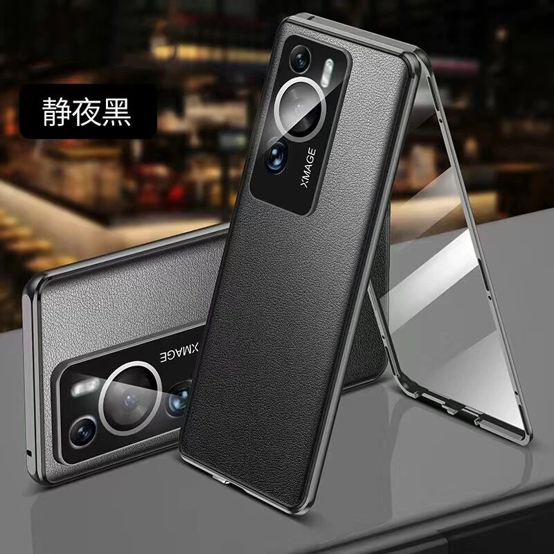360 Full Cover For Huawei P60 Pro Case Tempered Glass Flip Phone Case ...
