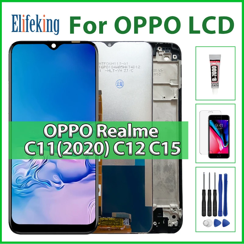 Original Black 6.5 inch NEW For Oppo Realme C11 2021 RMX3231 LCD ...