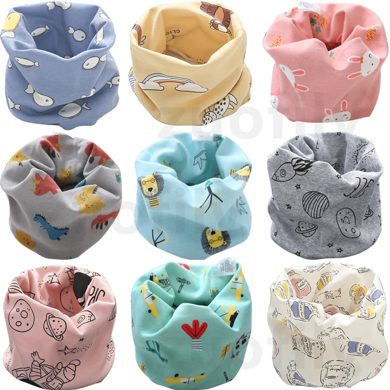 Cotton-Baby-Scarf-Autumn-Winter-Snood-Children-Cartoon-Scarf-Boy-Girl ...