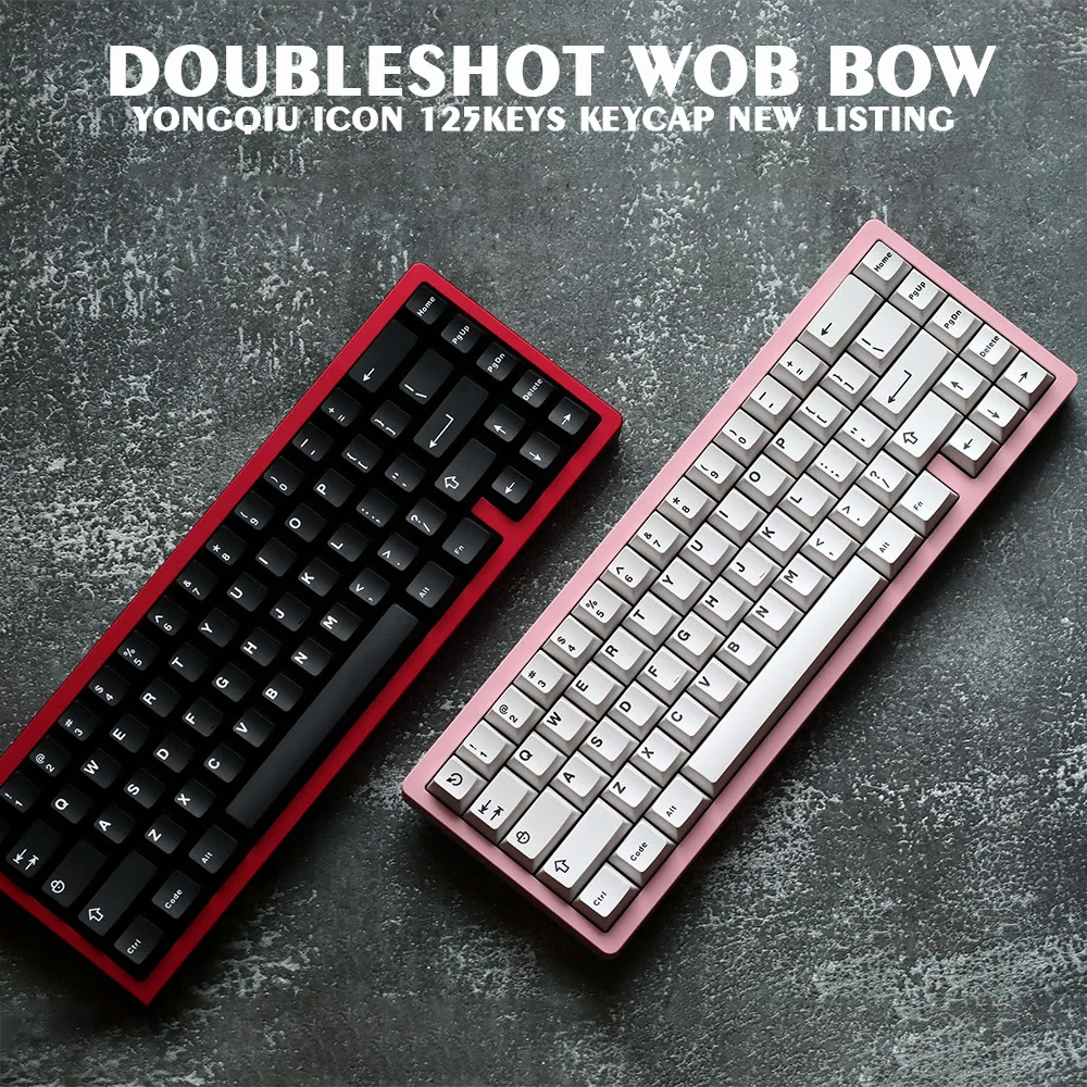 GMK WOB BOW 121 Keys Double Shot Keycap English Custom PersonalityYmk ...