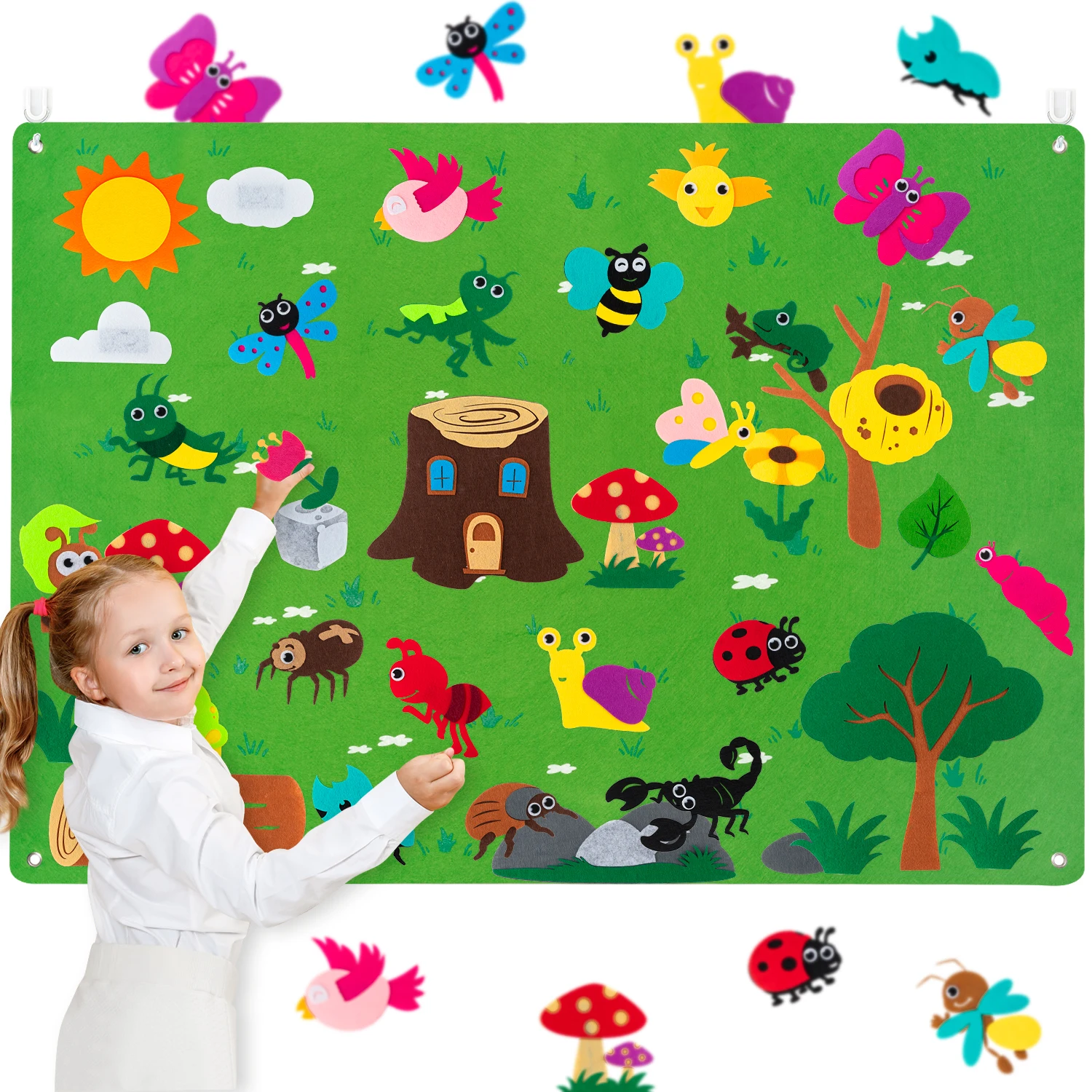 Insect-Teaching-Felt-Board-Story-Set-Make-Your-Own-Animal-World ...