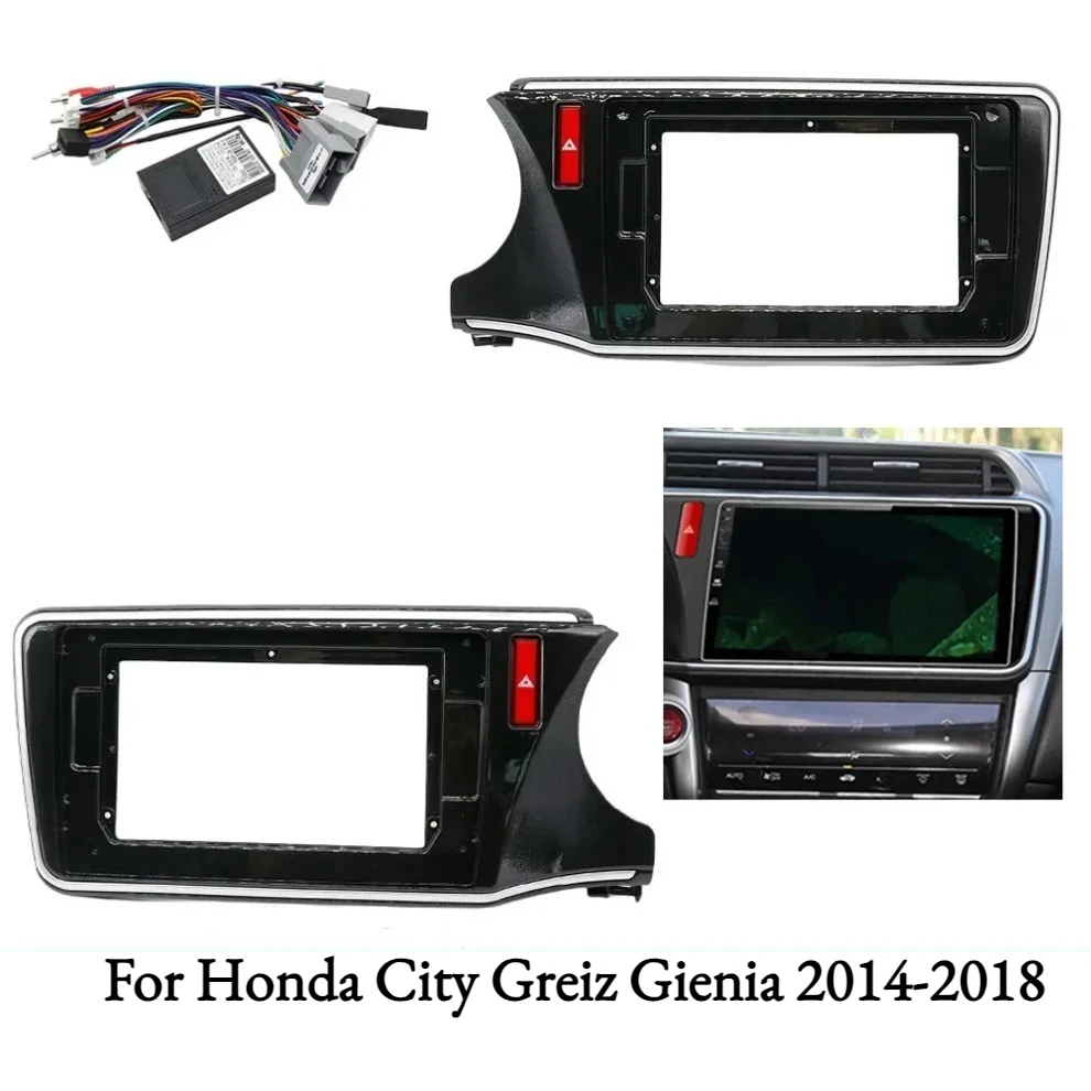 10.1 Inch Car Radio Fascia Panel for Honda City Greiz Gienia 2014-2018 ...
