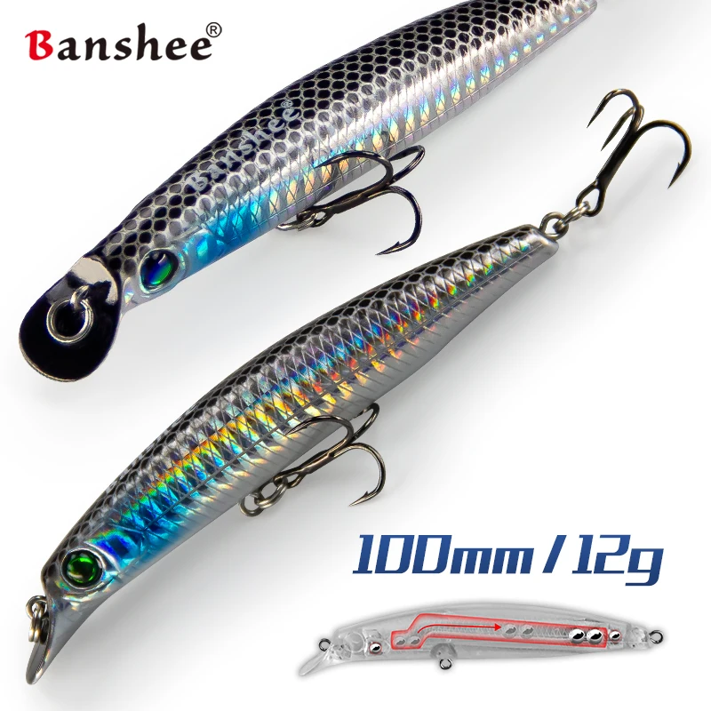 Floating Wobbler Minnow Fishing Lure | Banshee Fishing Lures Minnow ...
