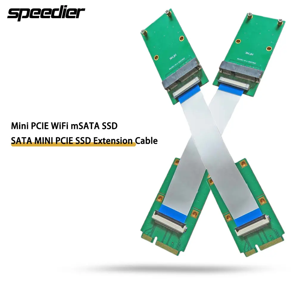 Mini PCIE WiFi Wireless LAN Card MSATA SSD SATA MINI PCIE SSD Extension ...