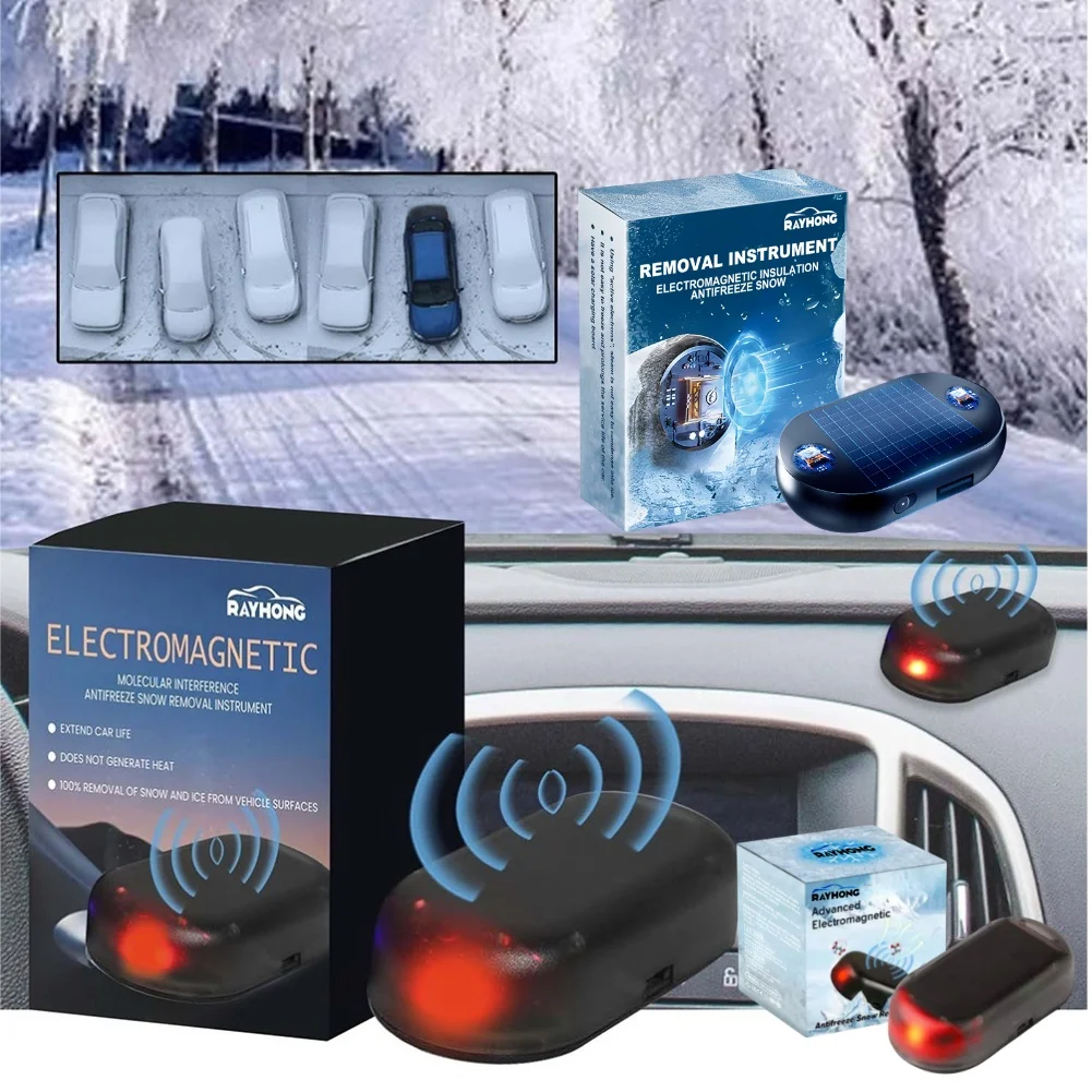 USB-Rechargeable-Solar-Energy-Snow-Plow-Antifreeze-Car-Electromagnetic ...