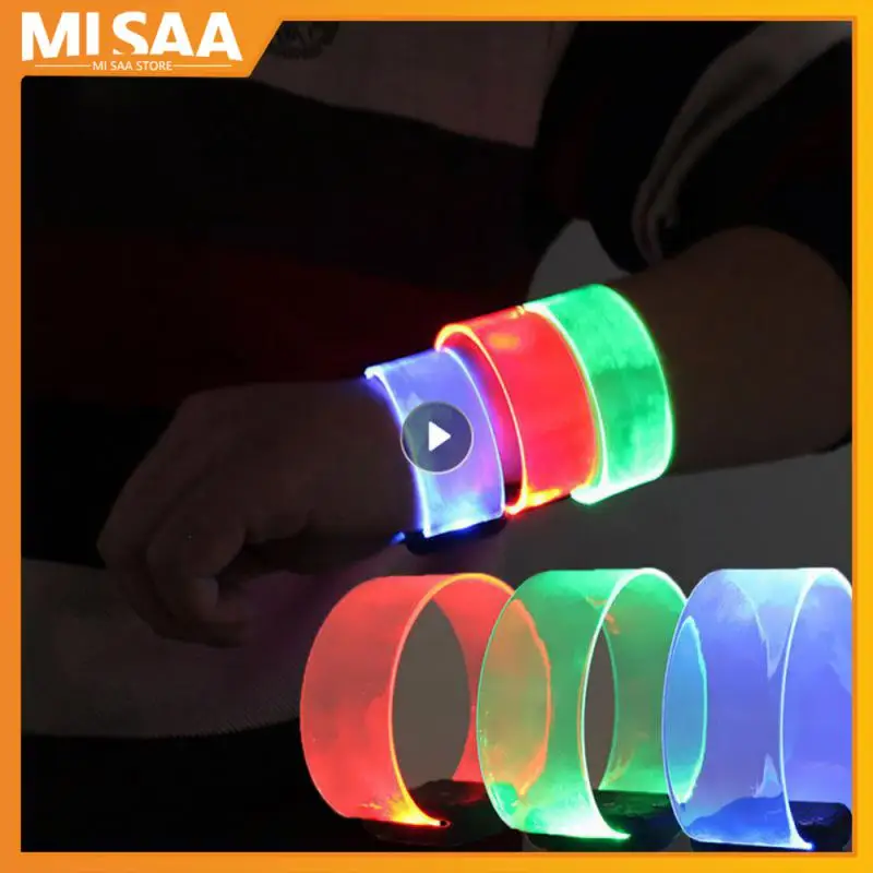 Silicone-Sound-Controlled-LED-Light-Bracelet-Led-Light-emitting ...