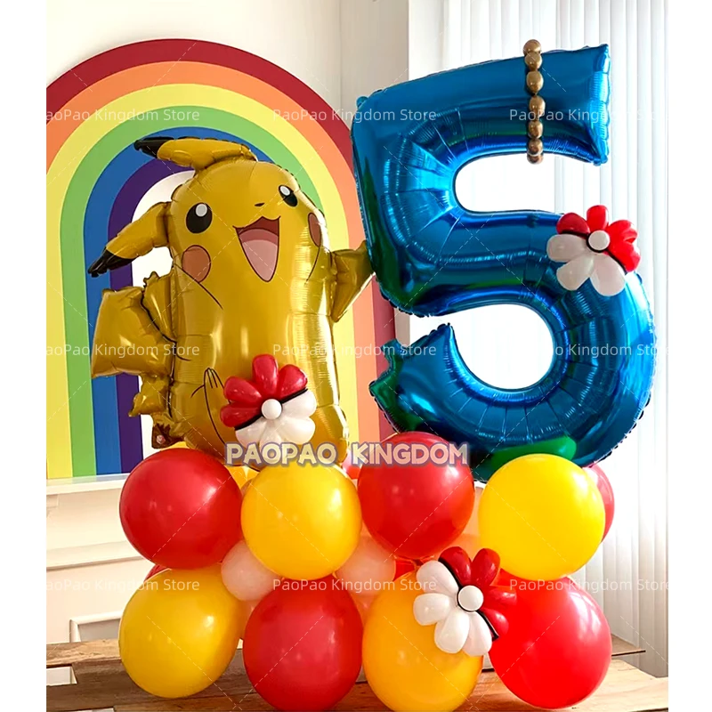 Pokemon Pikachu Balloon Party Decorations Baby Shower Birthday Party ...