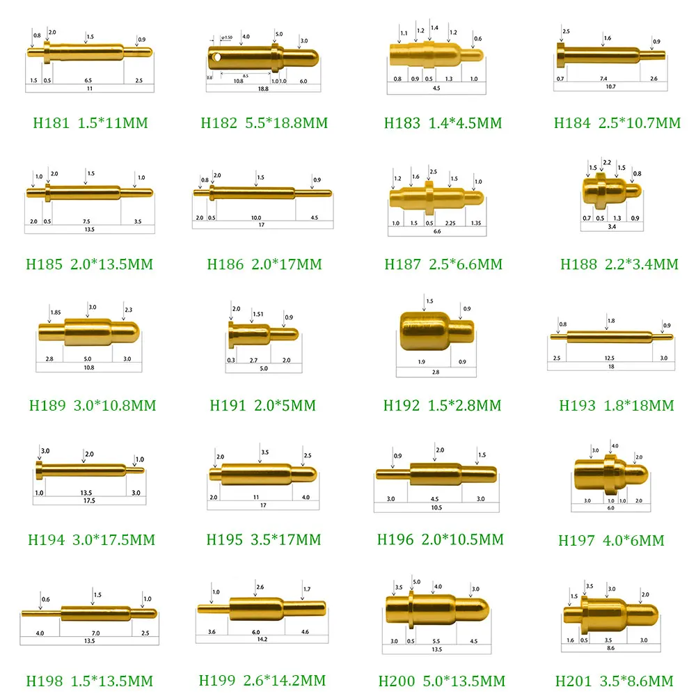 1PCS-Hohe-Strom-Fr-hling-Geladen-Pogo-Pin-Stecker-1A-2A-5A-High-Power ...