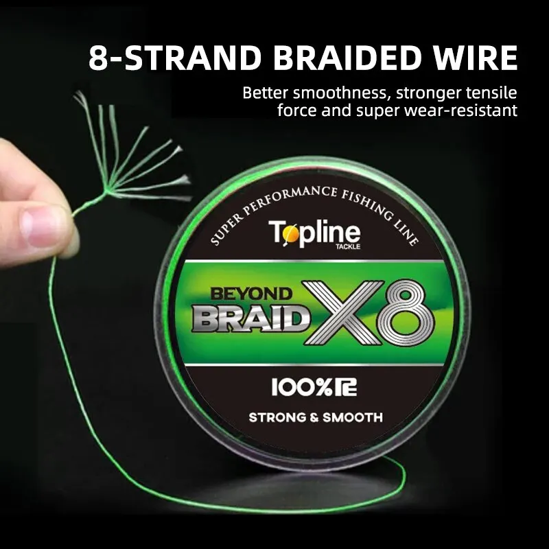 8X-Braided-Fishing-Line-300M-150M-8-Strands-Braided-Fishing-Cord-Japan ...