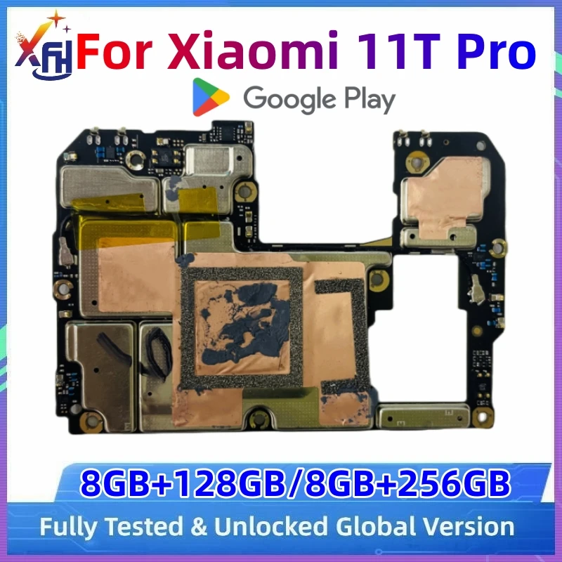 Original Unlocked Mainboard For Xiaomi Mi 11T Pro 11Tpro 5G Main Circuits Boards 128GB 256GB ...