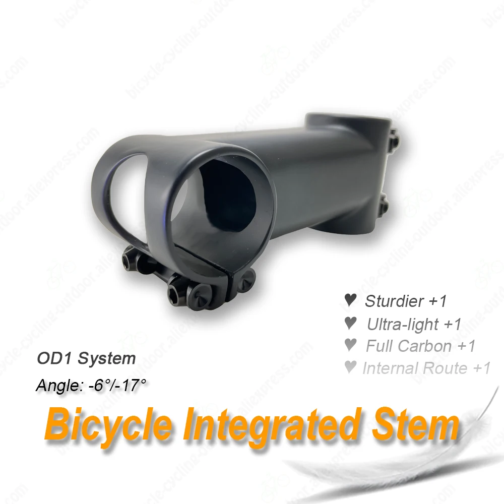 Bicycle-Stem-Full-Carbon-Fiber-Ultra-Light-Internal-Route-Integrated ...