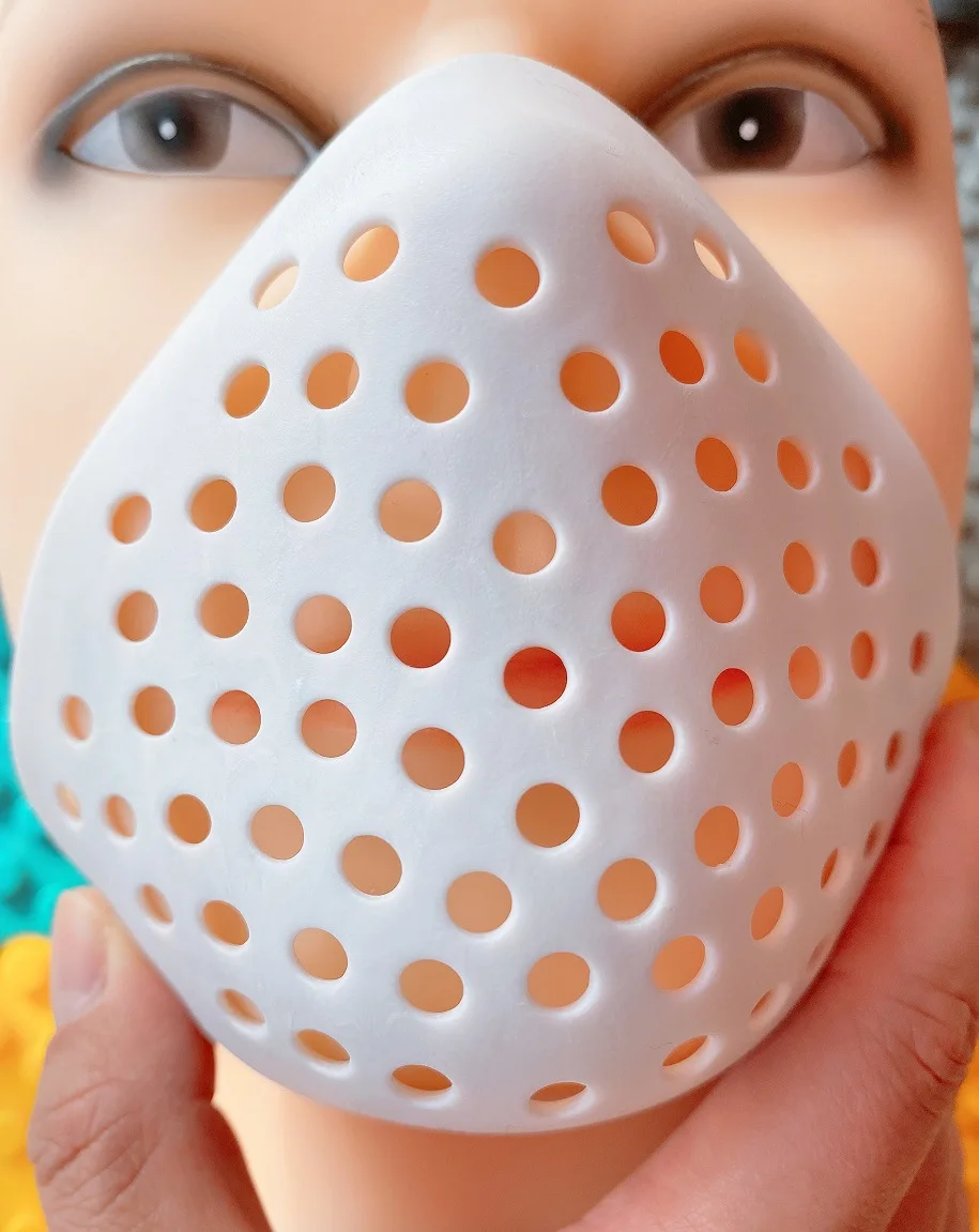 4-Colors-Red-Black-White-Green-Soft-Silicone-Face-Shell-Mask-Cover ...