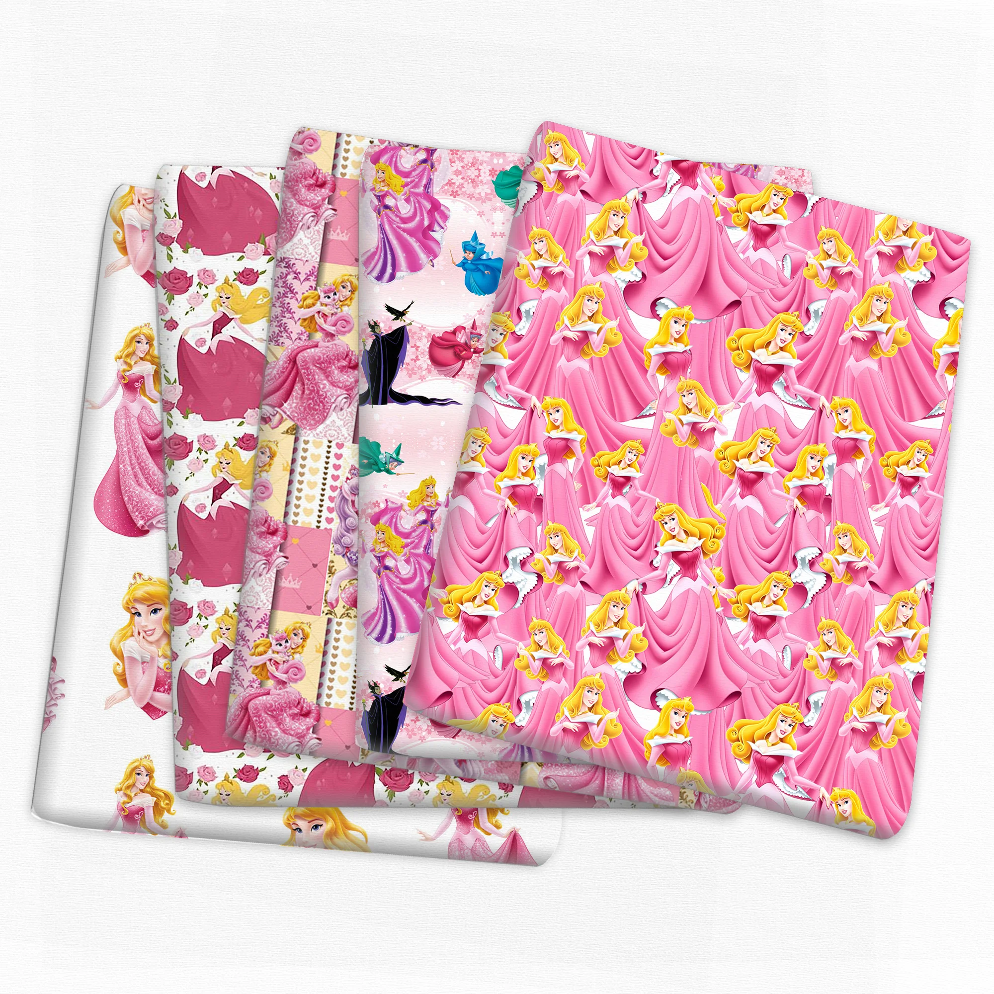 Disney Aurora Sleeping Beauty 50*145cm Polyester Cotton Fabric Sewing ...