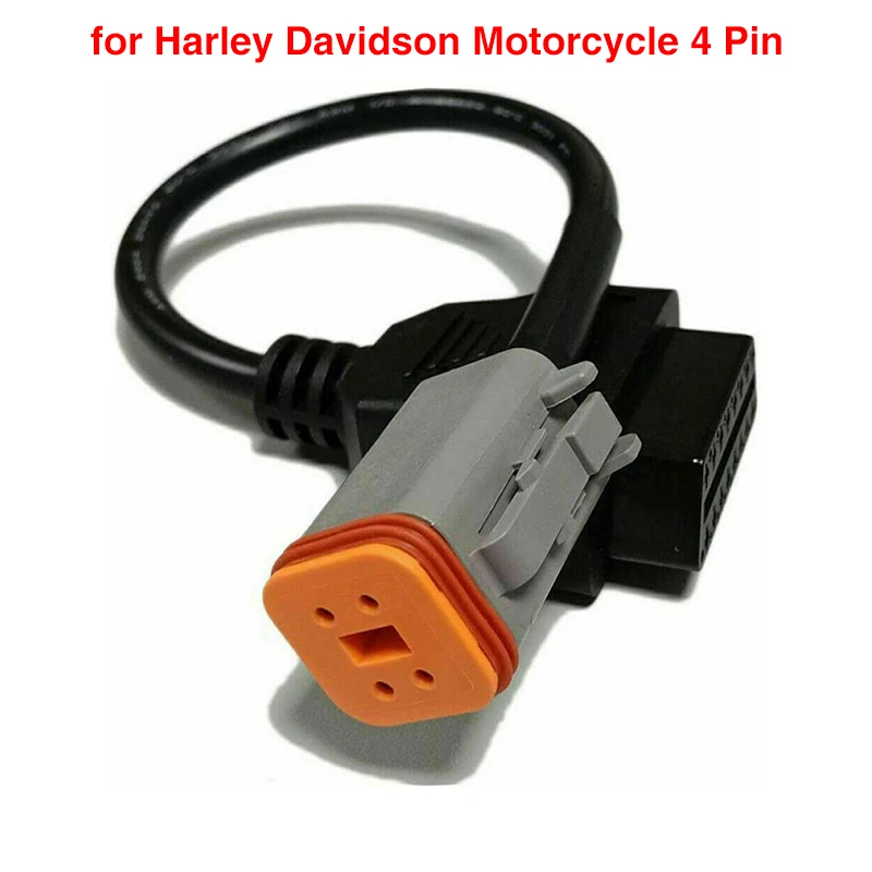 6-4-Pin-to-OBD2-Adapter-Cable-Diagnostic-Scanner-for-Harley-Davidson ...