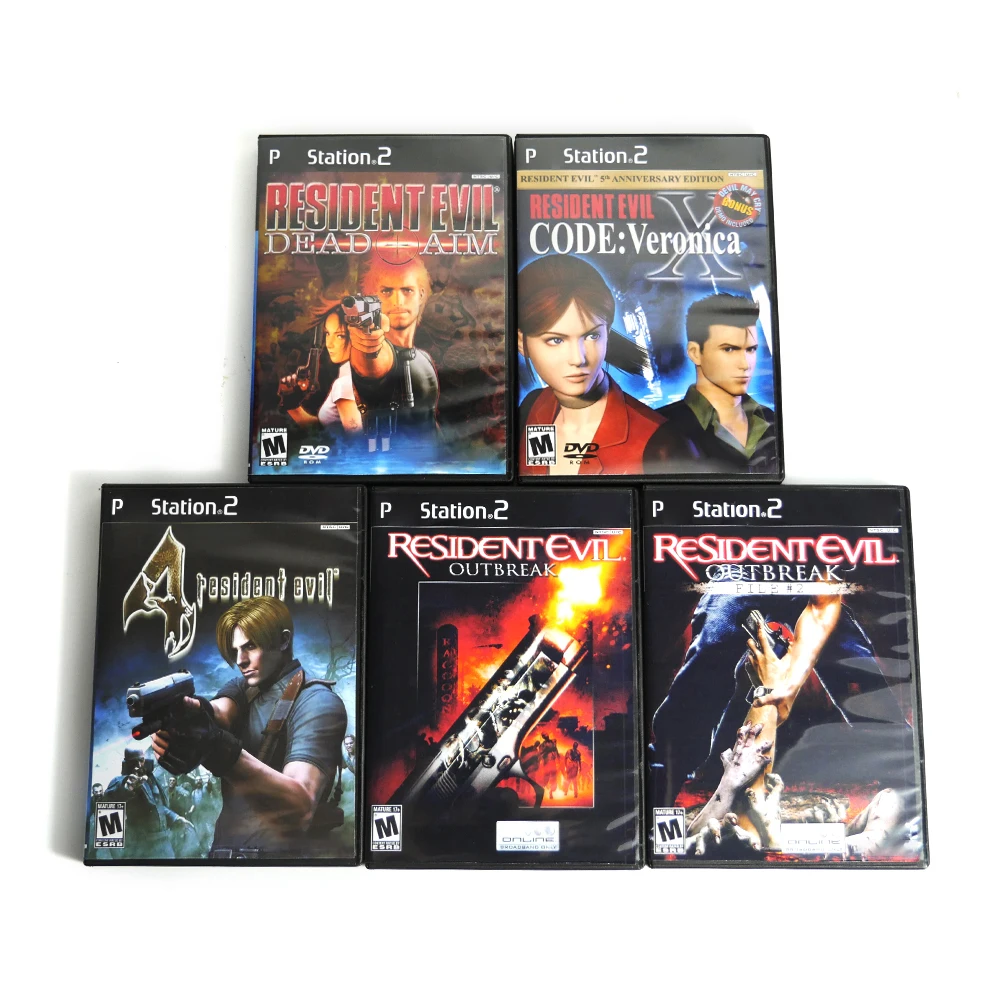PS2-Resident-Evil-Series-With-Manual-Copy-Game-Disc-Unlock-Console ...