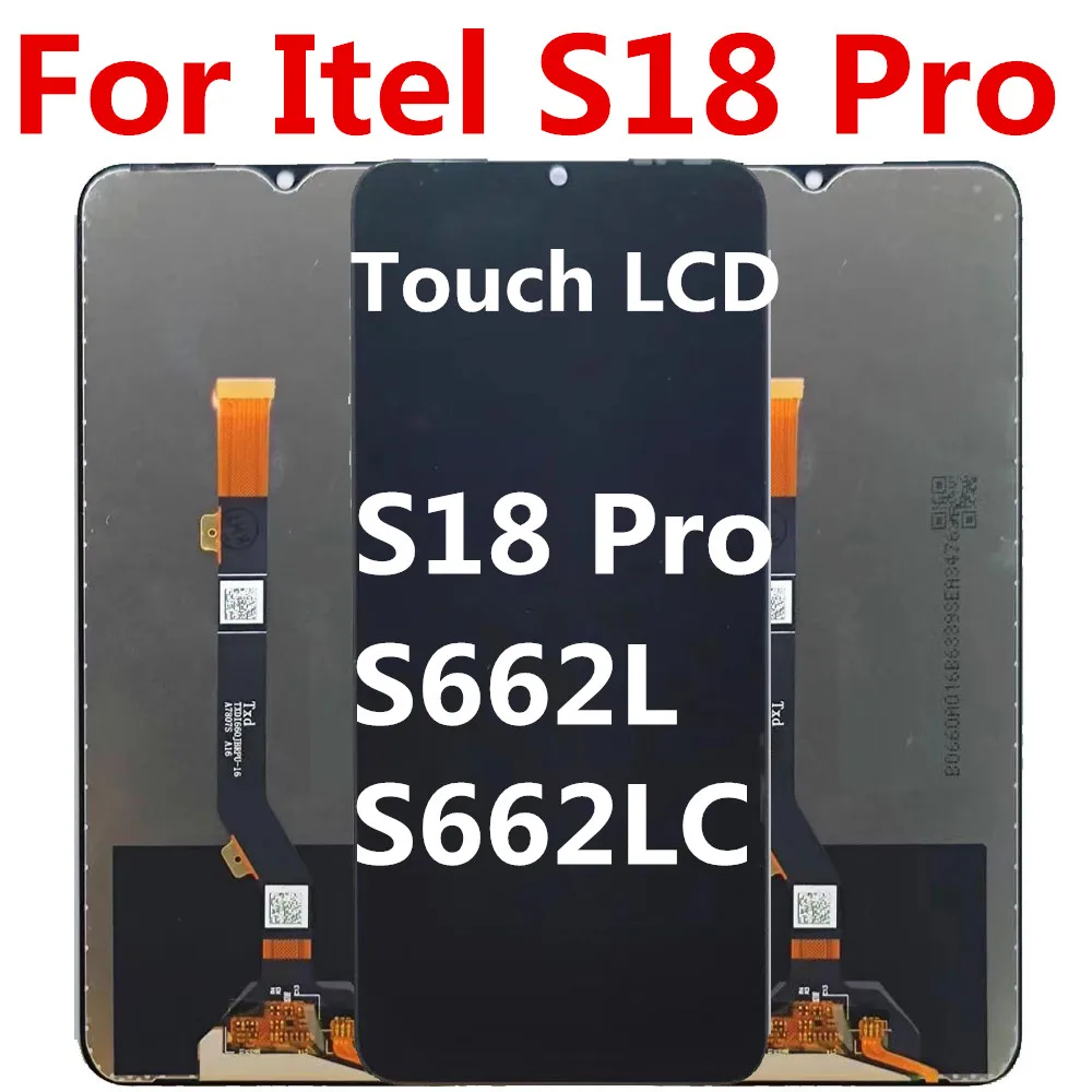 Black-6-6-Inch-For-Itel-S18-Pro-S662L-LCD-Display-Touch-Screen ...