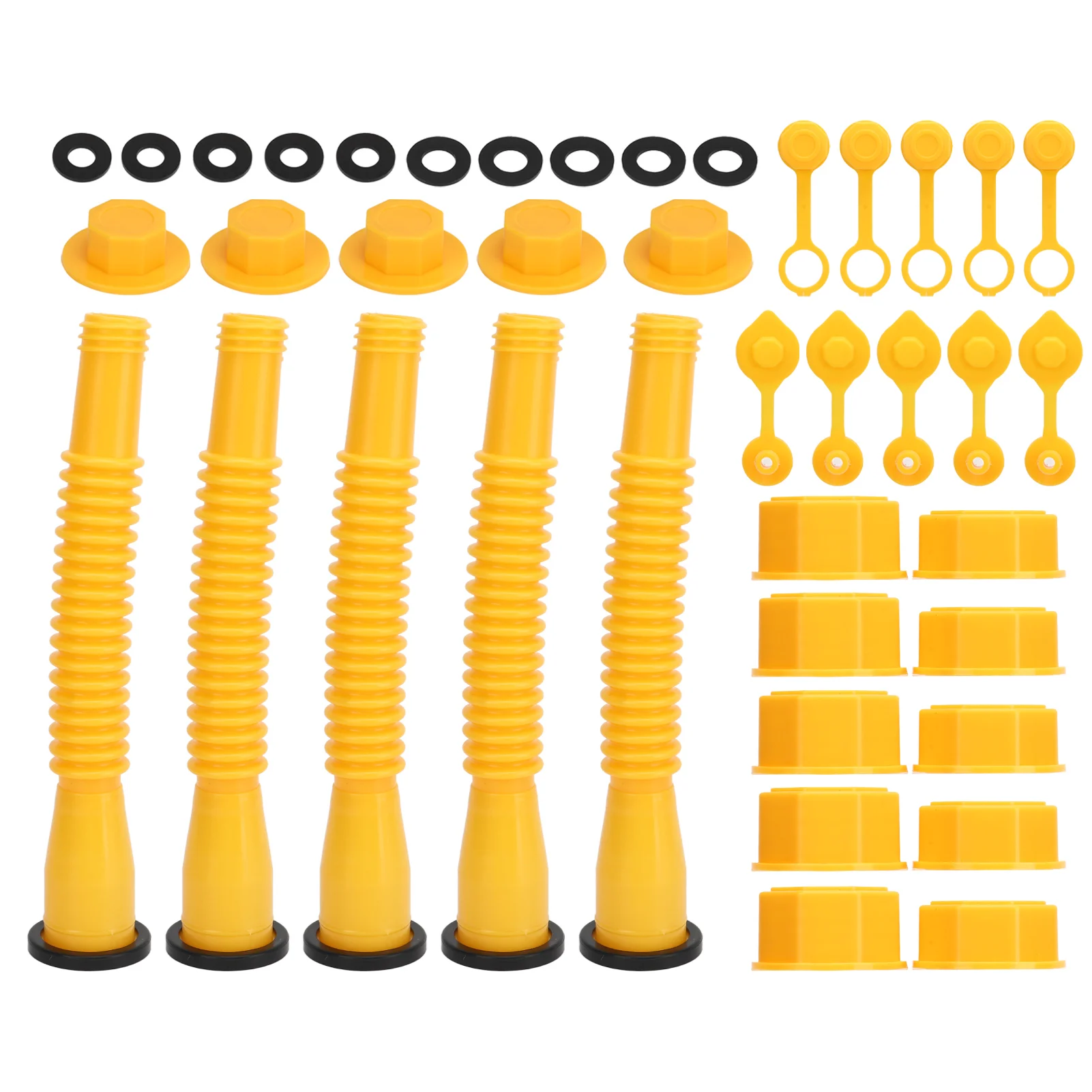 Gas-Fuel-Can-Spouts-Parts-Bendable-Hose-Threaded-Gas-Can-Spout-Nozzle ...