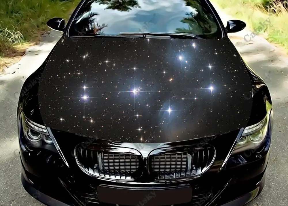 starry-sky-Car-stickers-engine-hood-stickers-auto-parts-custom-pattern ...