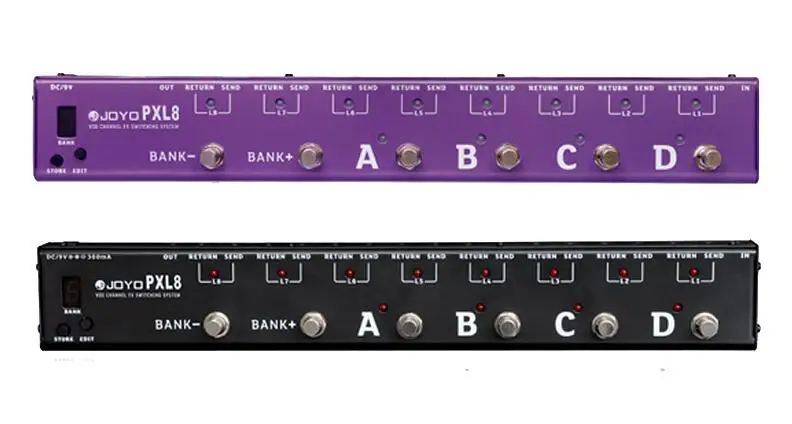 JOYO-PXL8-8-Loops-Guitar-Programmable-Effect-Pedal-Looper-Switcher ...