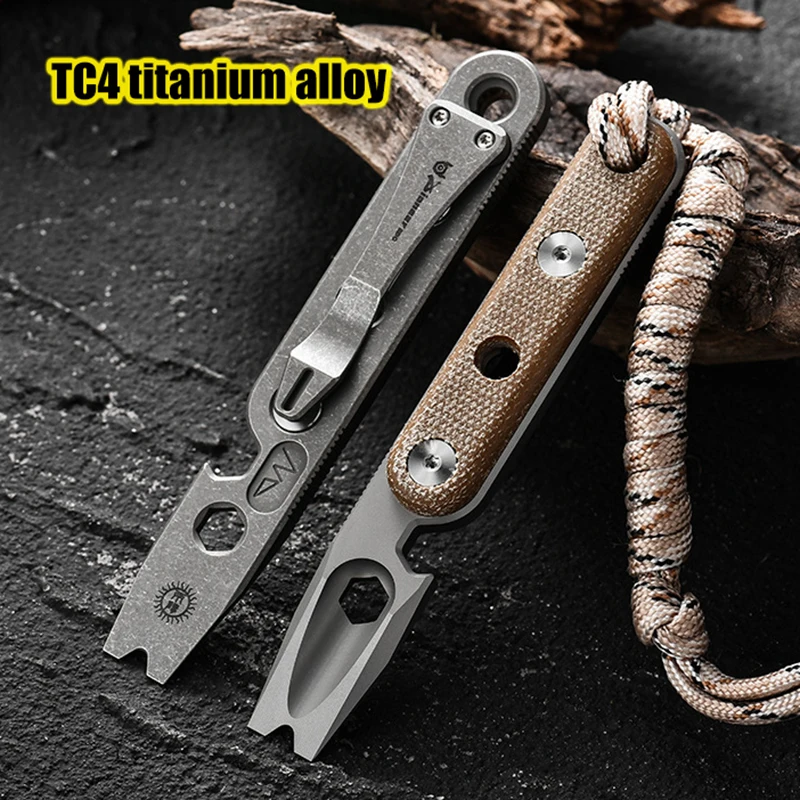 115cm-TC4-Titanium-Alloy-Crowbar-Nail-Lifter-Self-defence-Security ...