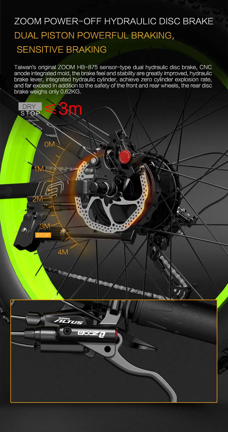 2023 Warehouse New Brand Bezior X1000 Powerful 1000W 26inch Snow ...