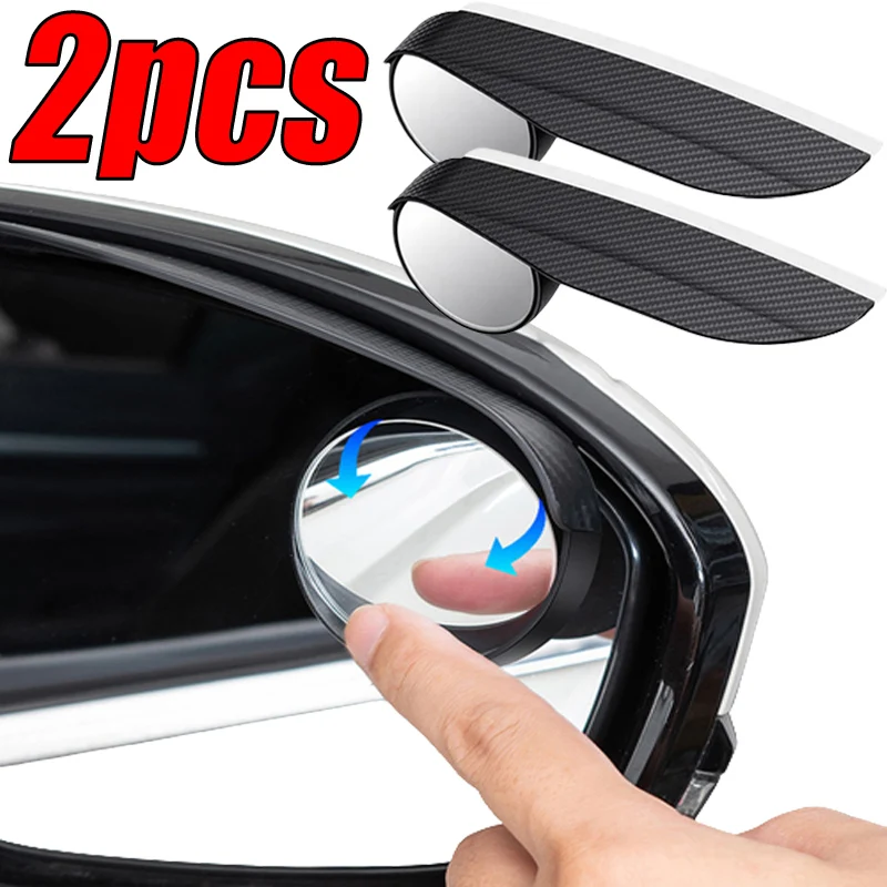 2in1-Car-Rearview-Mirror-Rain-Eyebrow-Reversing-Small-Round-Mirror ...