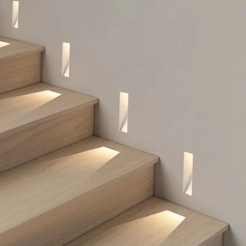 Embedded Frameless LED Step&Stair Wall Lamps 3W Motion Sensor Indoor ...