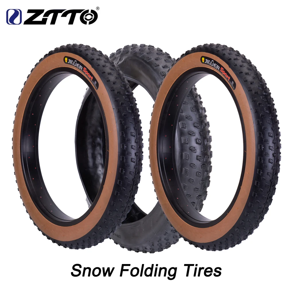 ZTTO Bike Tyre Durable Grippy Snow Sand Beach Riding E-MTB All Terrain Fat Tire Puncture ...