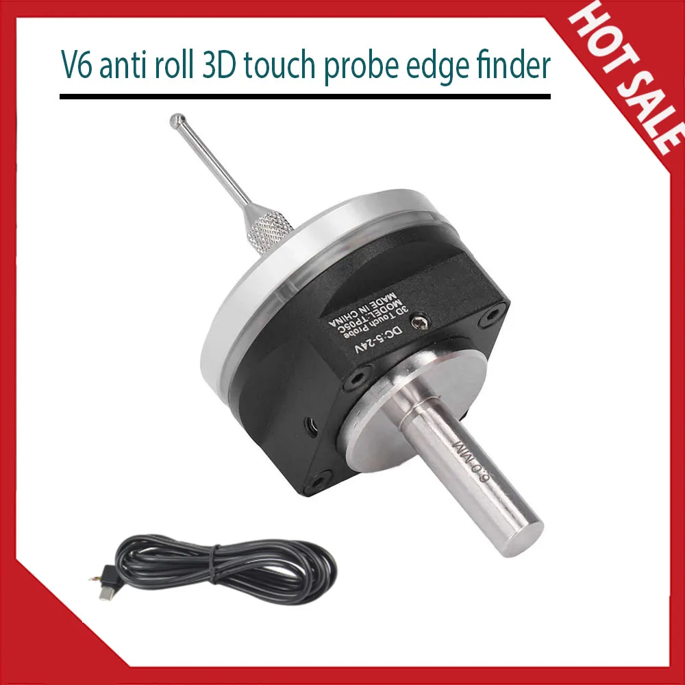 V6 Anti Roll 3d Touch Probe Edge Finder To Find Desktop Cnc Probe Centers Compatible With Mach3 ...