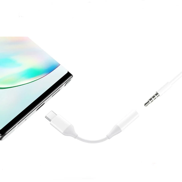 Original SAMSUNG Audio Cable Type C 3.5 Jack Earphone Cable USB C To 3 ...