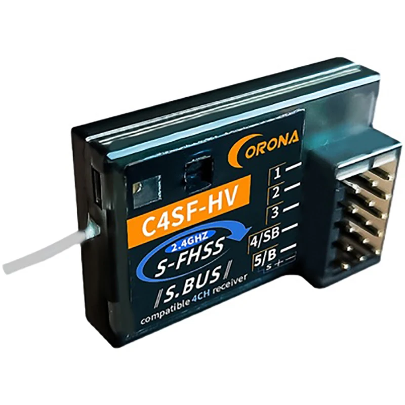 NEW Original CORONA C4SF 2.4GHz HV 4CH Channels Compatible Receiver For ...
