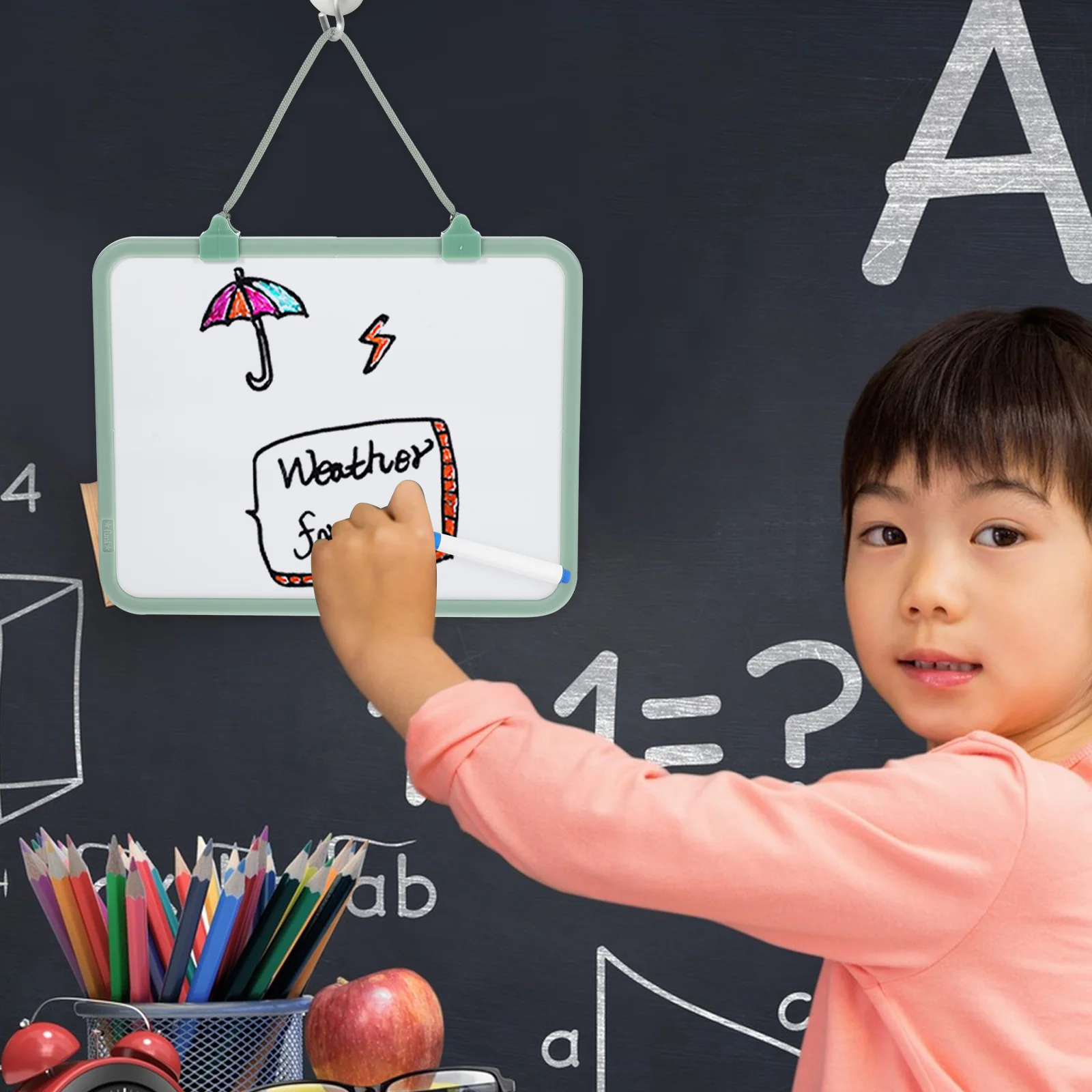 Hanging Whiteboard Magnetic Surface Whiteboards Dry Erase Message ...