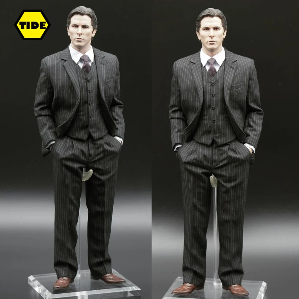 TOPO-TP012-1-6-Bruce-Wayne-Costume-Slim-Fitting-Striped-Suit-With ...