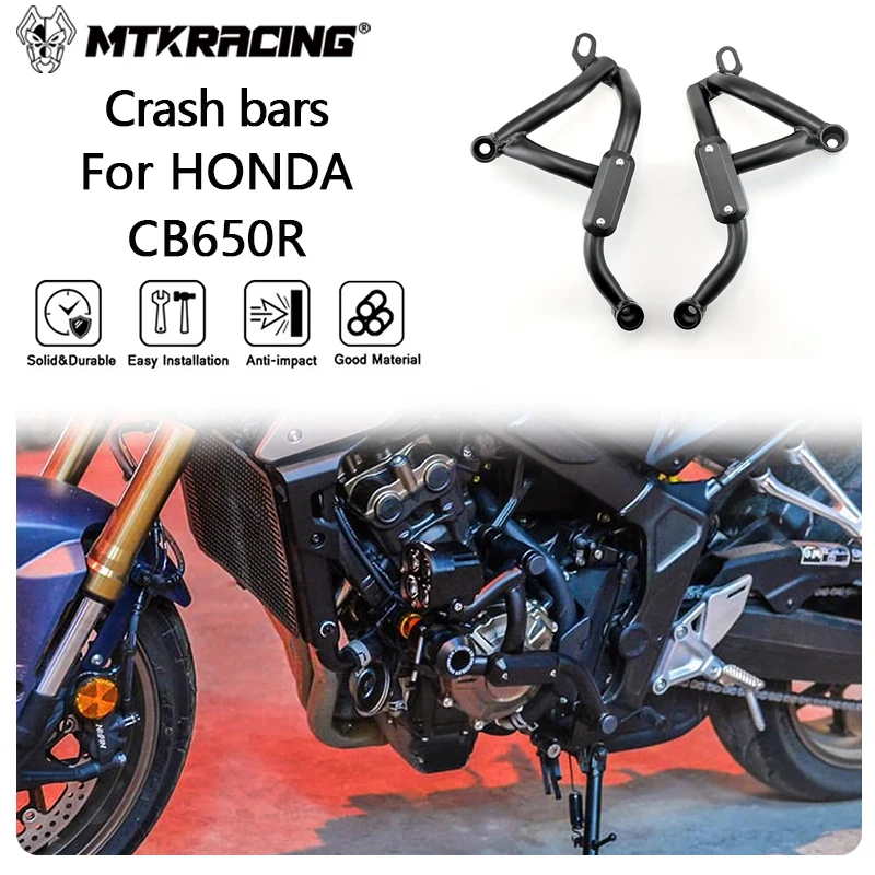 MTKRACING-Crash-bars-For-HONDA-CB650R-2019-2020-Motorcycle-Bumper ...