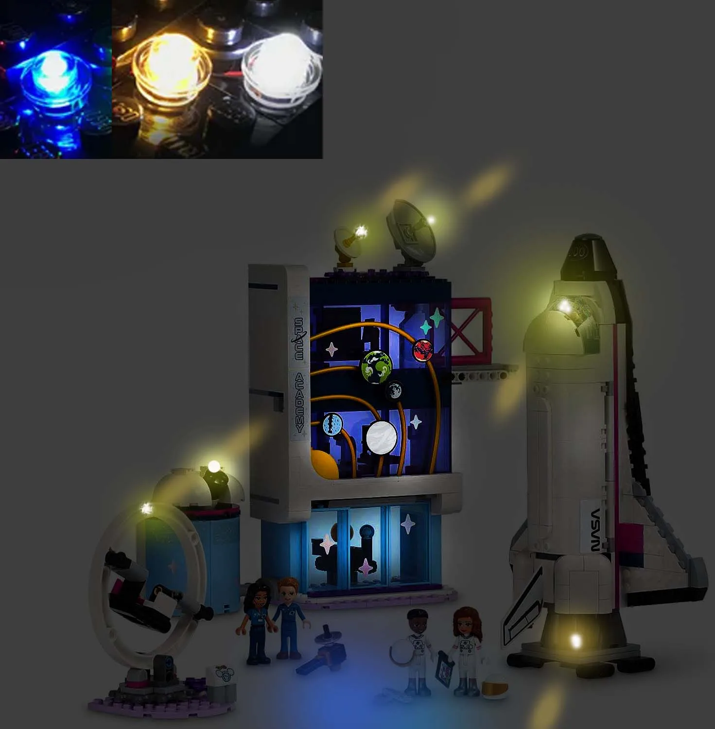 LED-for-Lego-Friends-Olivia-s-Space-Academy-Shuttle-Rocket-41713-USB ...