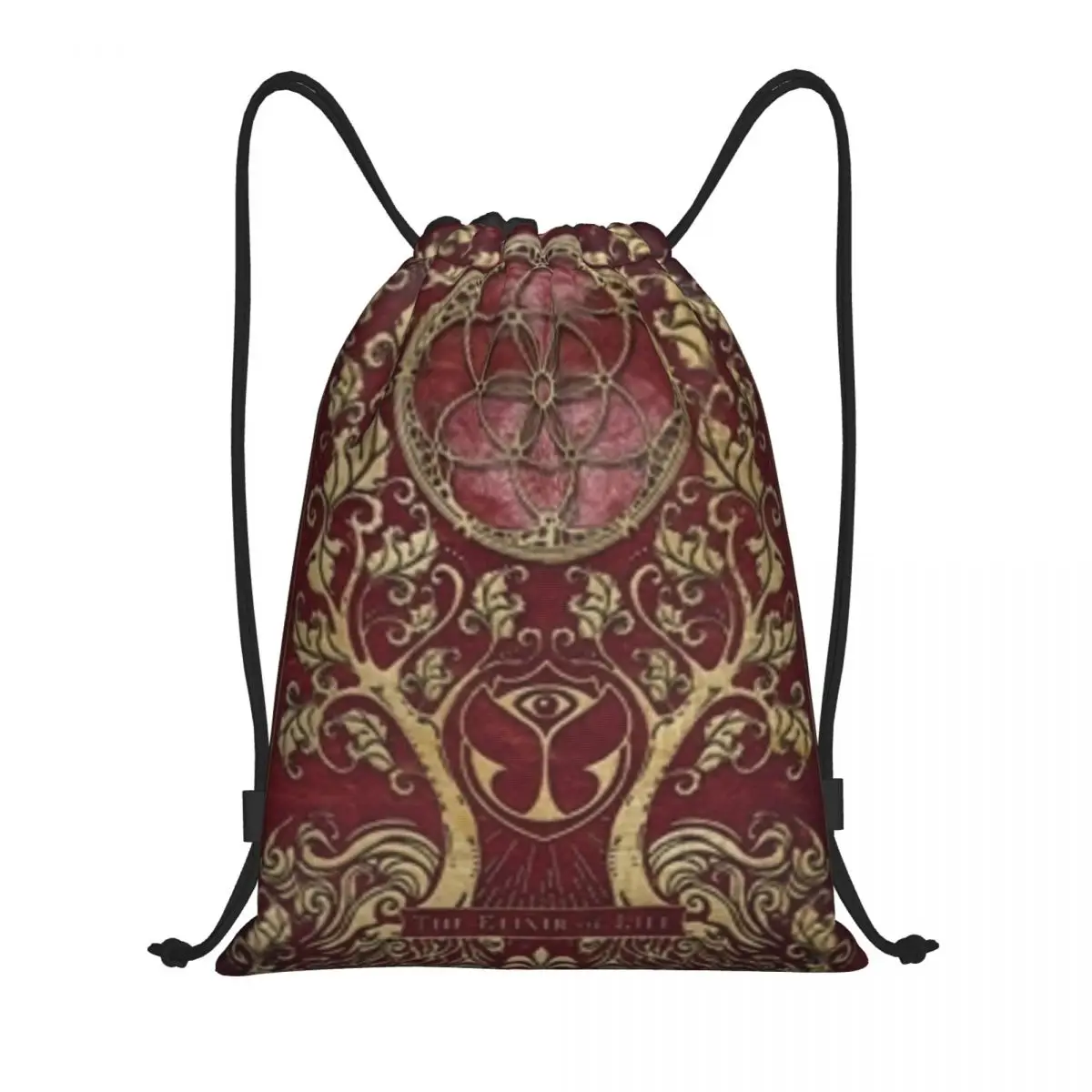 Custom-Tomorrowland-Drawstring-Bag-Men-Foldable-Sports-Gym-Sackpack ...