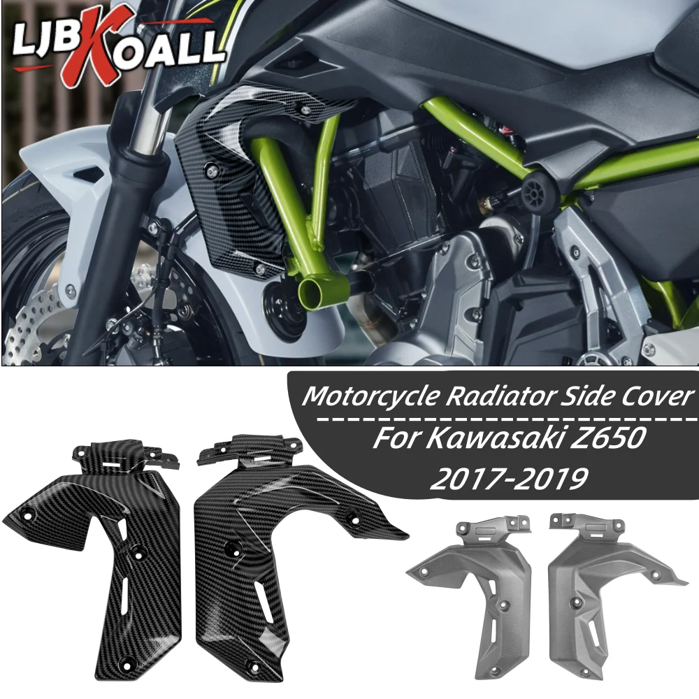 For-Kawasaki-Z650-2017-2019-Radiator-Side-Cover-Left-Right-Panel ...