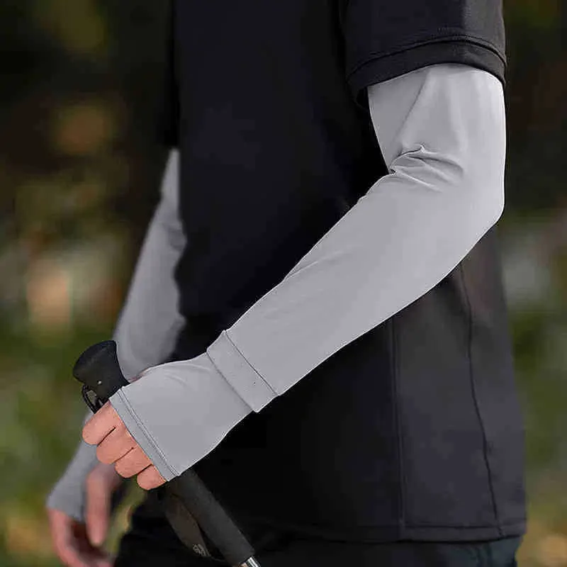 Arm Sleeves with Thumb Hole UV Protection Cooling Arm Sleeves Summer ...