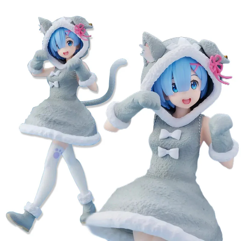 Anime-Rem-Pijama-Toy-Boneca-Cosplay-em-PVC-Dardos-Modelo-Re-Life-in-a ...