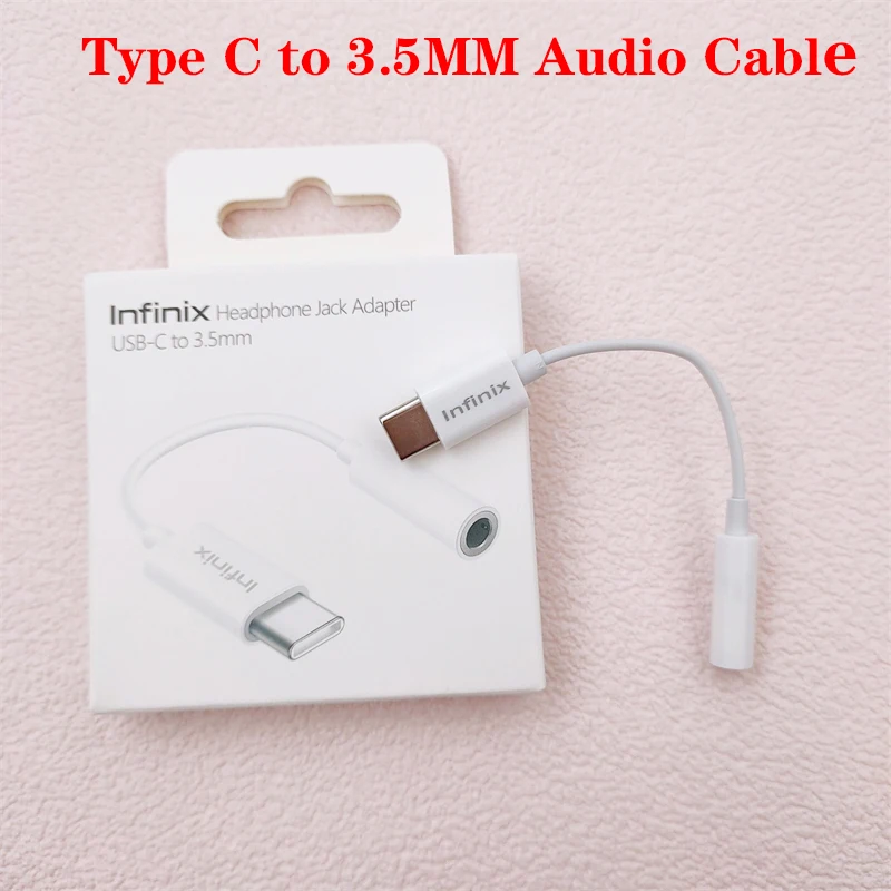 New-Infinix-Headset-Jack-Adapter-USB-Type-C-to-3-5MM-Audio-AUX-Cable ...