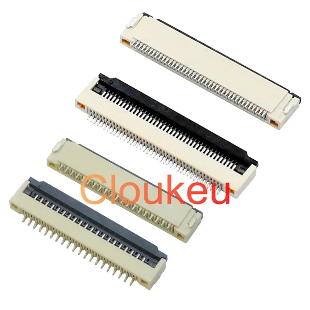 FPC-FFC-0-5mm-1-0mm-connector-socket-Clamshell-type-Bottom-contact-4P ...