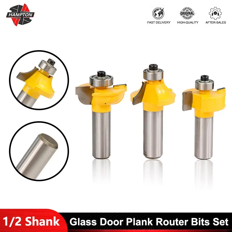 1-2-Shank-Glass-Door-Plank-Router-Bits-Set-Tenon-Router-BIts-Milling ...