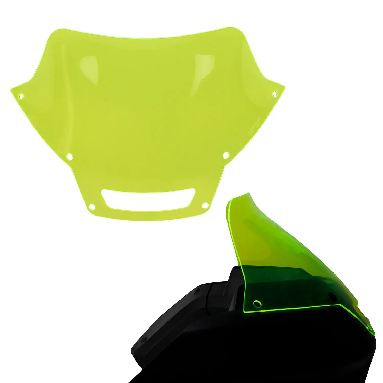 7-0-Height-Green-Windscreen-Windshield-For-Harley-Low-Rider-ST-FXLRST ...