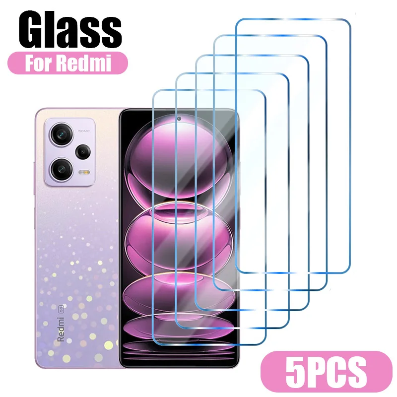 5PCS-Tempered-Glass-For-Redmi-Note-11-12-Pro-Plus-5G-11S-10S-9S-Screen ...