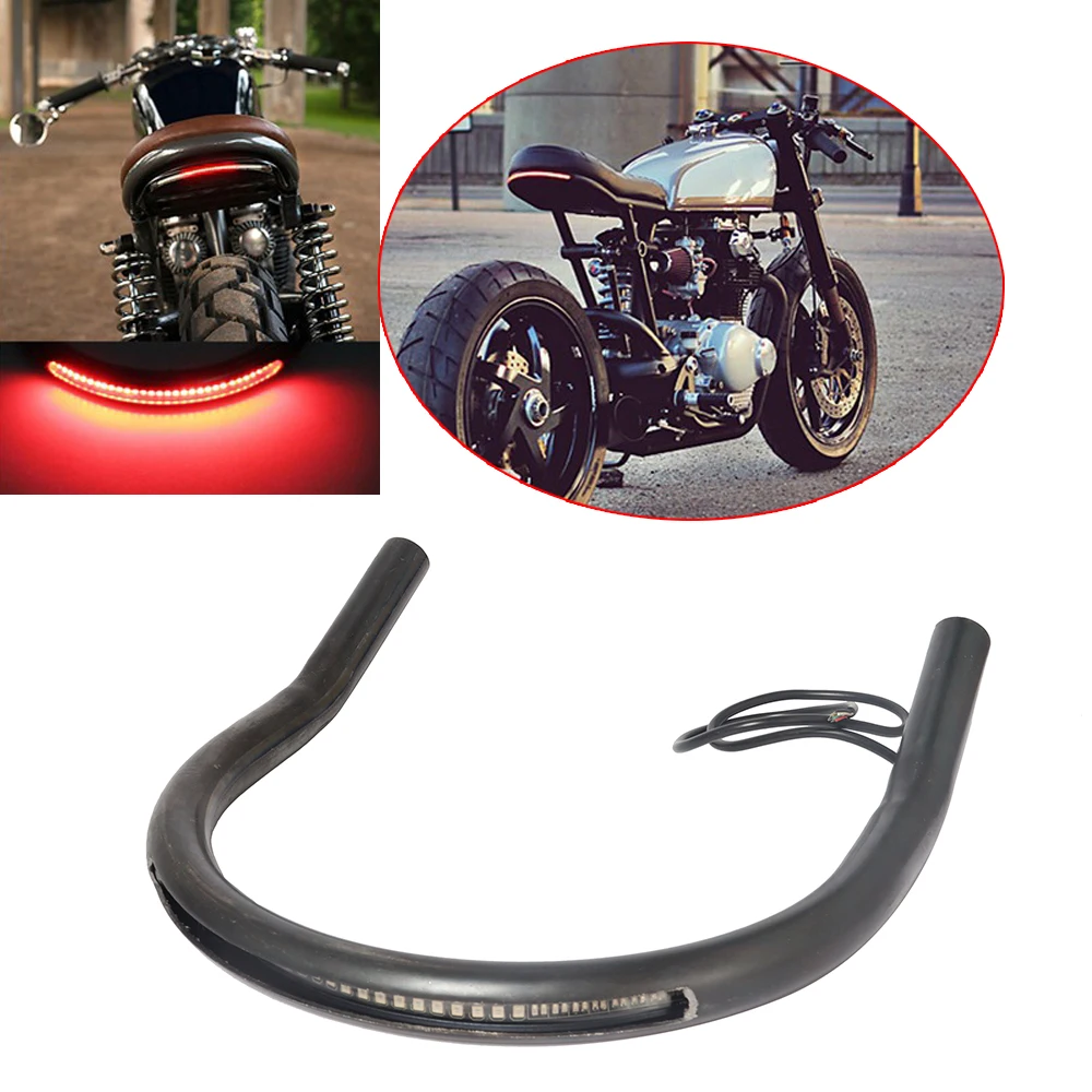 1" 7/8" Cafe Racer Upswept Rear Seat Hoop Scrambler Frame Loop Red ...