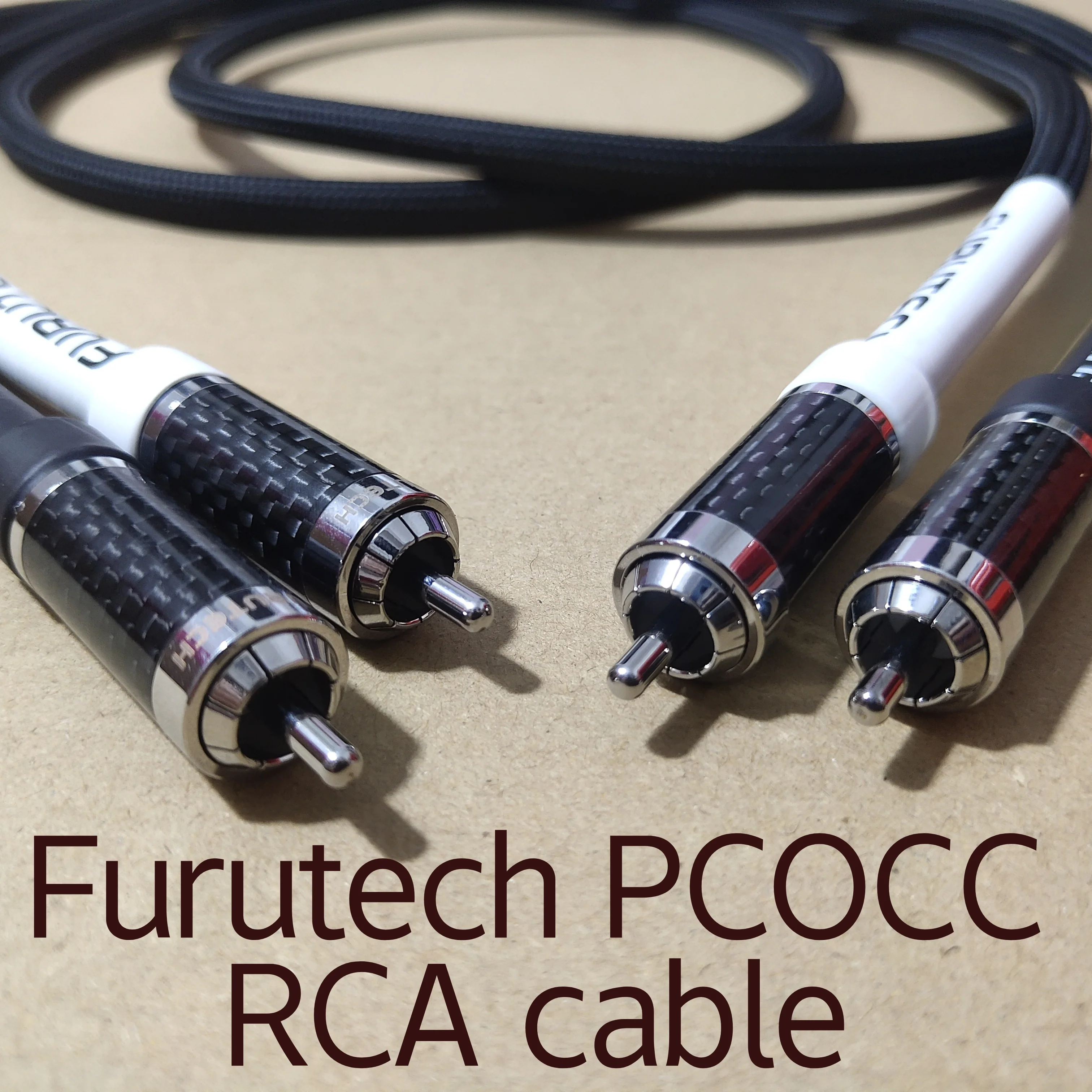Furutech-Cable-de-Audio-RCA-amplificador-de-tubo-de-CD-l-nea-macho-RCA ...