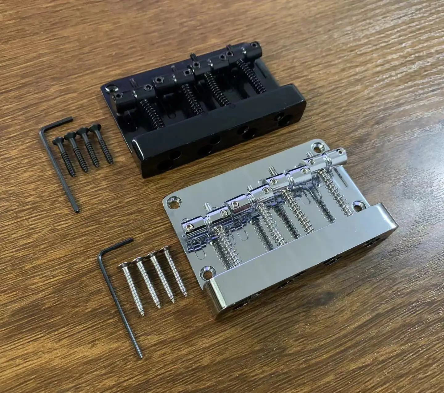Professional 4 Strings Bass Bridge / Tailpiece (Strings Space:20mm ...