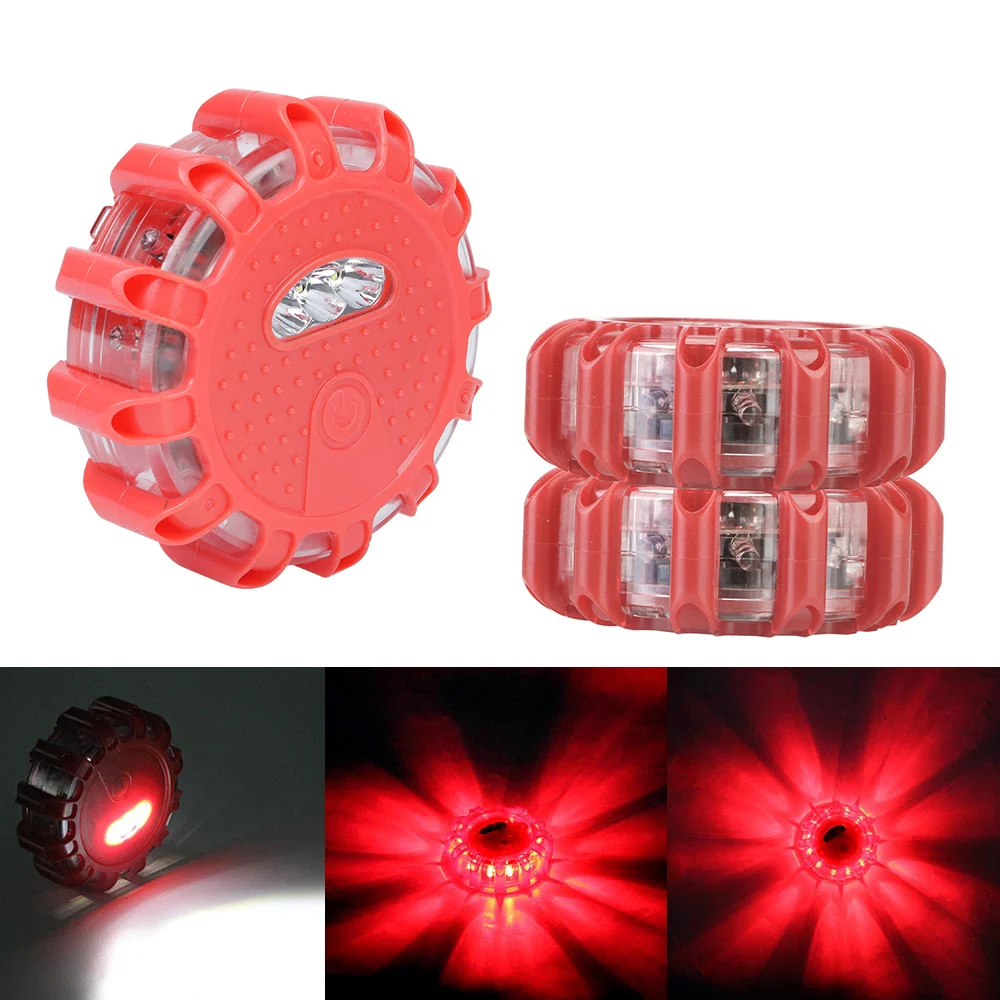 Round-Warning-Beacon-Warning-Lamp-Safety-Barricade-Light-LED-Emergency ...