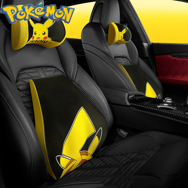 Pokemon-Pikachu-sandaran-leher-mobil-sandaran-kepala-pinggang-lateks ...