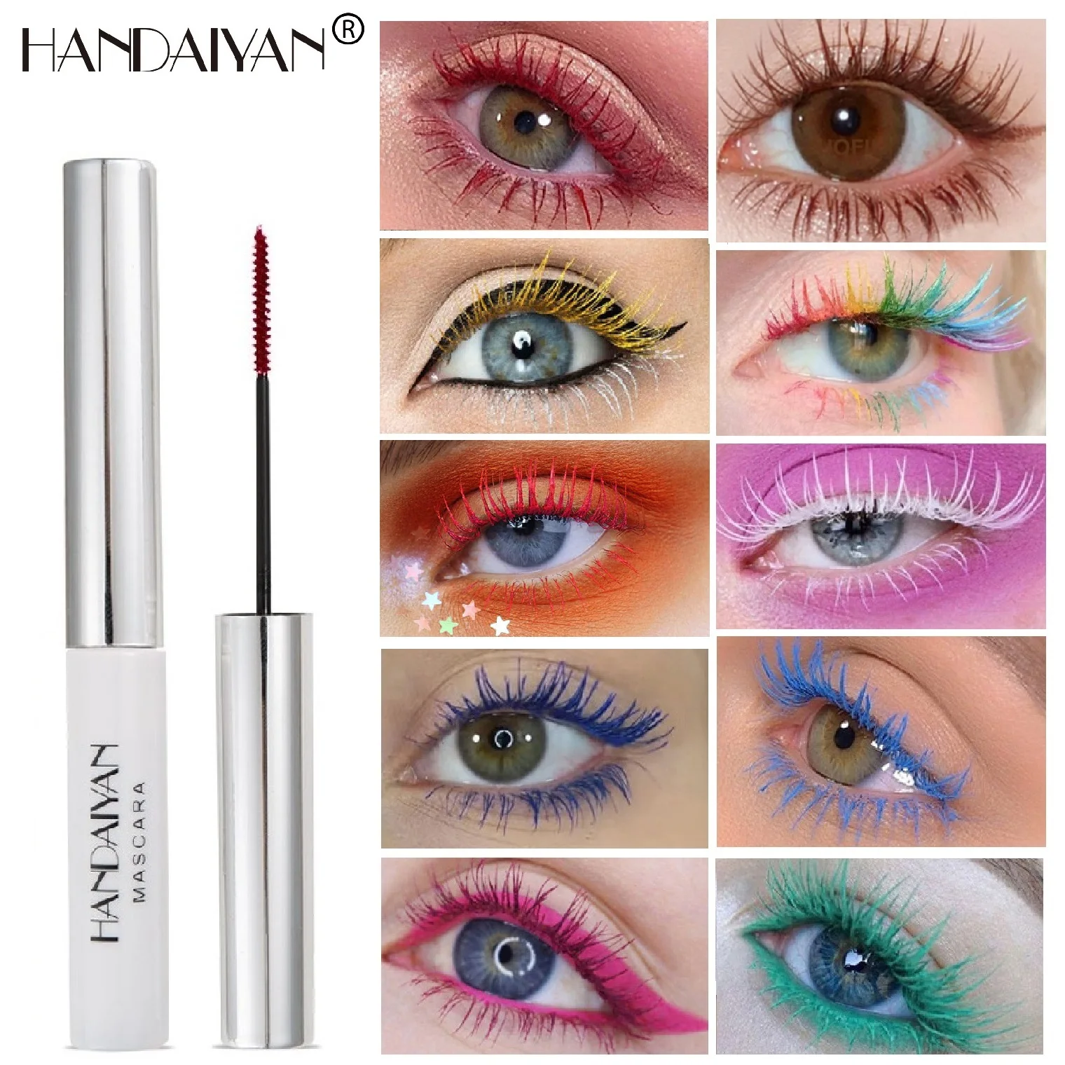 Handaiyan-Black-White-Mascara-color-waterproof-mascara-effect-extended ...